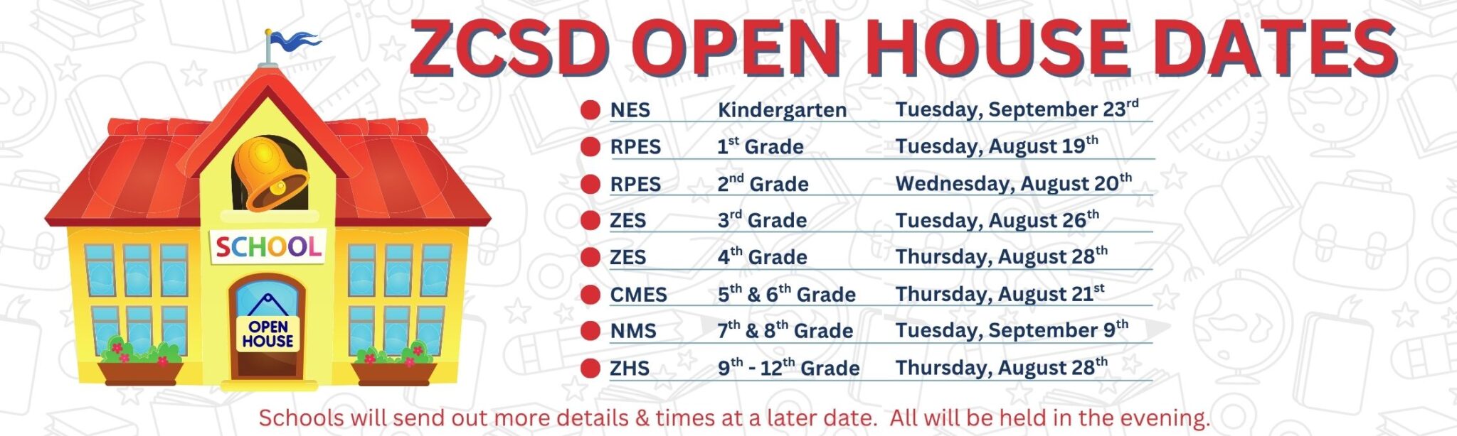 Open House – Zachary Community School District