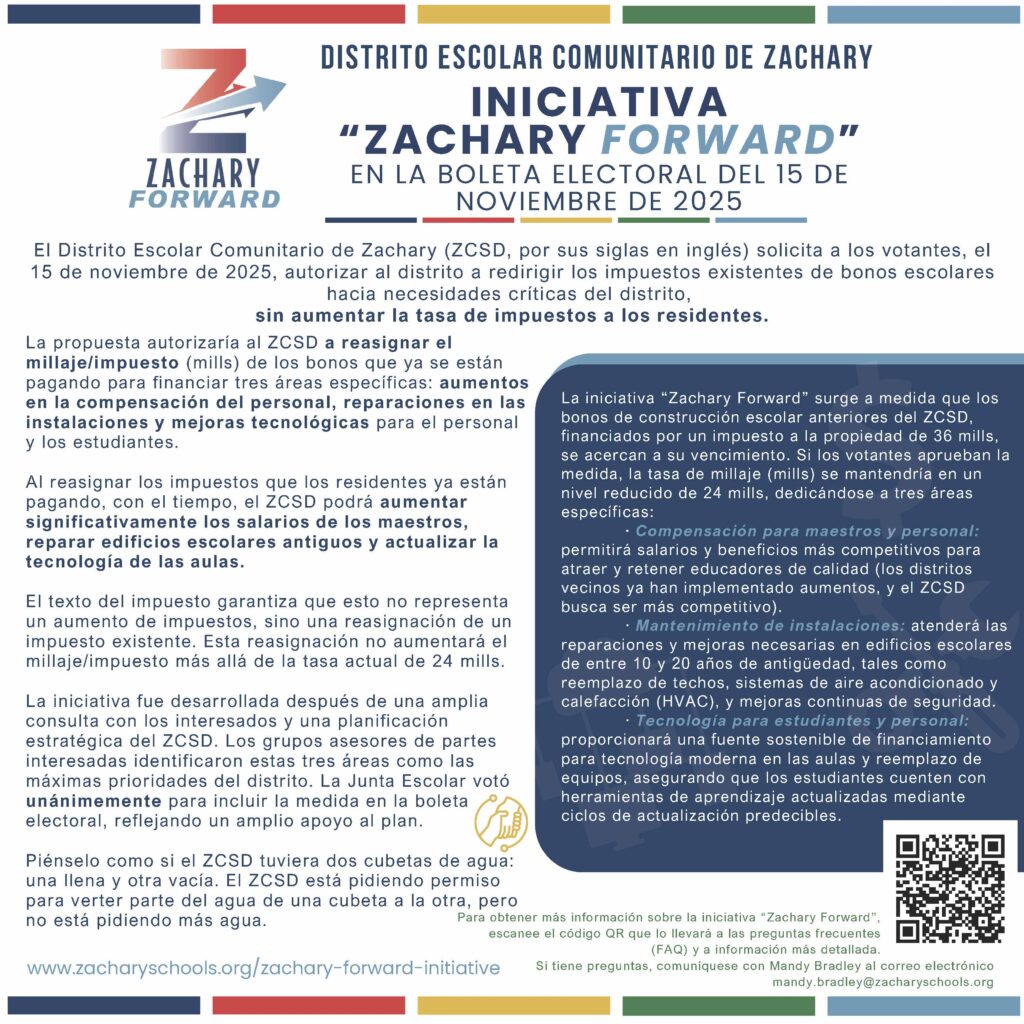 Zachary Forward Initiative – Zachary Community School District